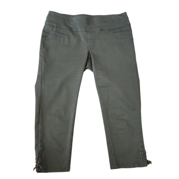 Style & Co. | Pants & Jumpsuits | Olive Green Cropped Pants | Poshmark